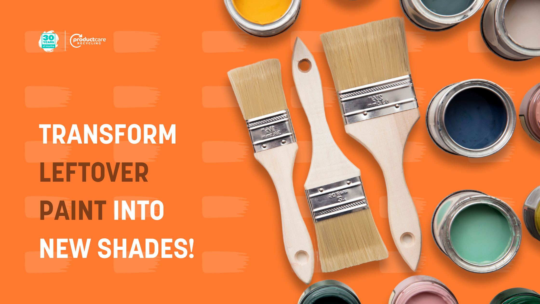 Create new colours with latex paint mixing - Product Care Recycling